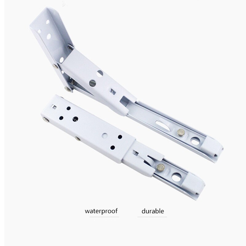 2 Pcs Folding Shelf Bracket Wall Mount 8 Inch Tabl... – Grandado