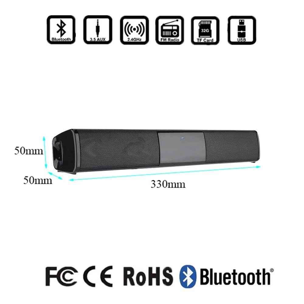 Wireless Bluetooth Column Sound bar Stereo Speaker... – Vicedeal