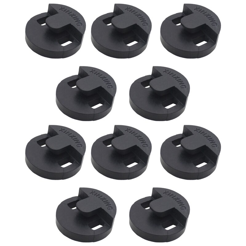 10Pcs Cello Mute Zwarte Ronde Rubber Muziekinstrum... – Grandado