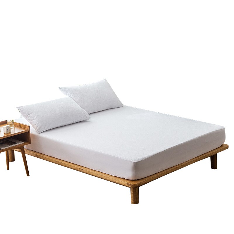 Terry Cloth Double Mattress Cover 160 200 Breathab... – Grandado