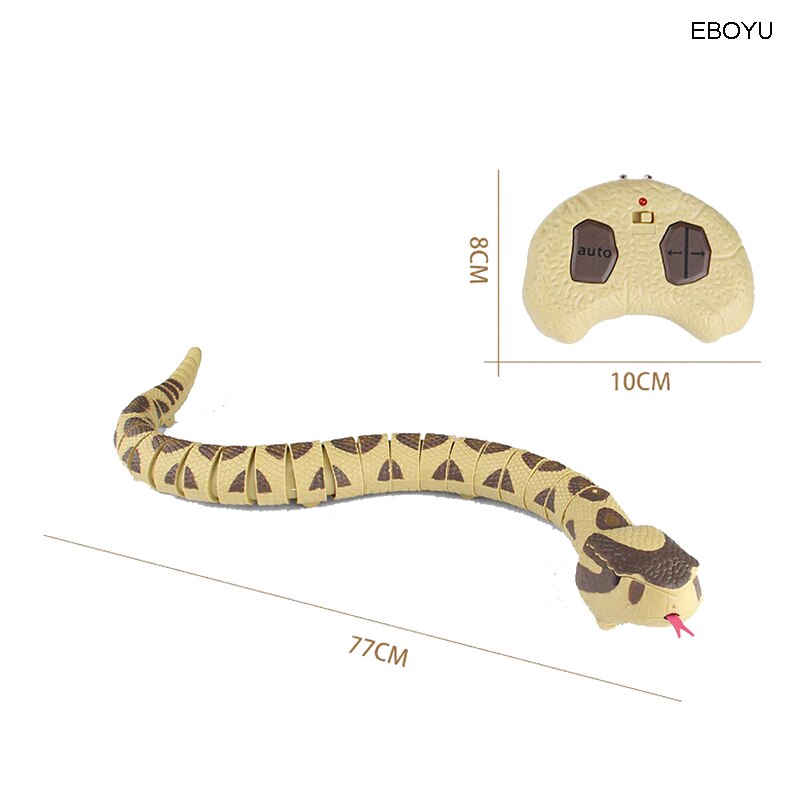 EBOYU RC Rattlesnake 77cm Long Remote Control RC S... – Grandado