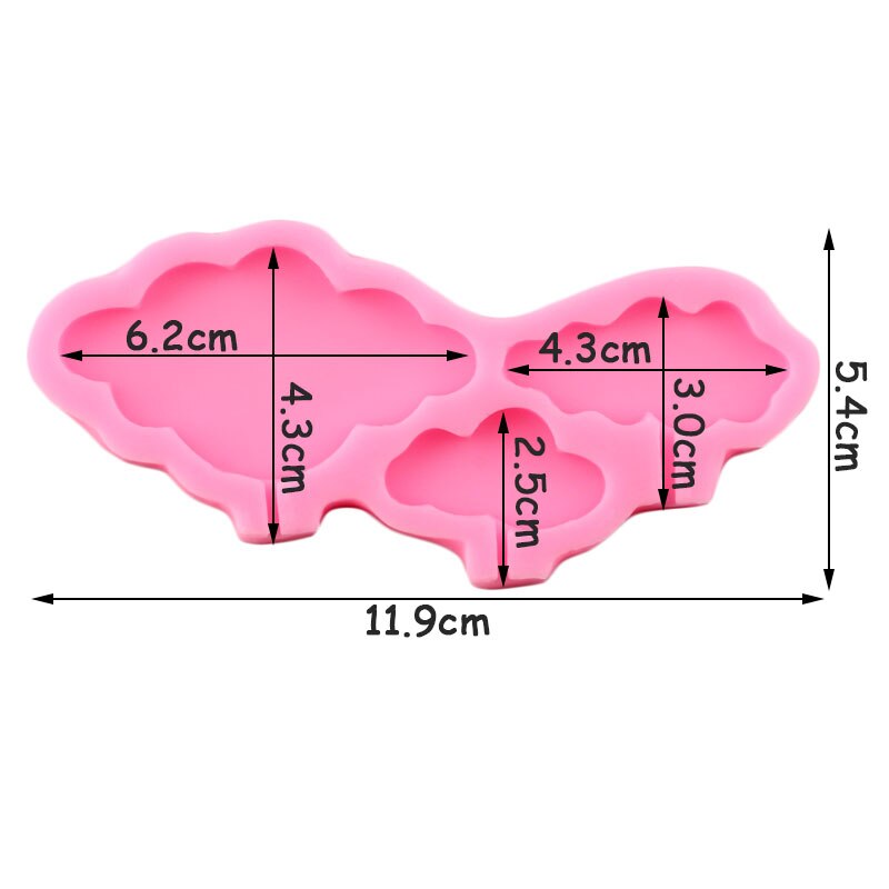 3D Cloud Lolly Siliconen Mallen Cupcake Topper Fon... – Grandado