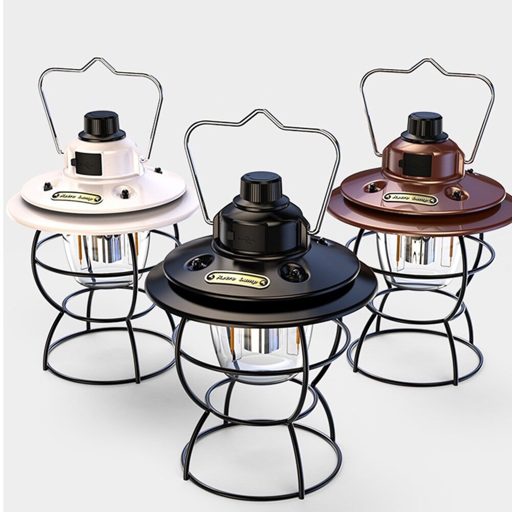 Linterna de Camping Retro regulable, 3 modos, ilum... – Grandado