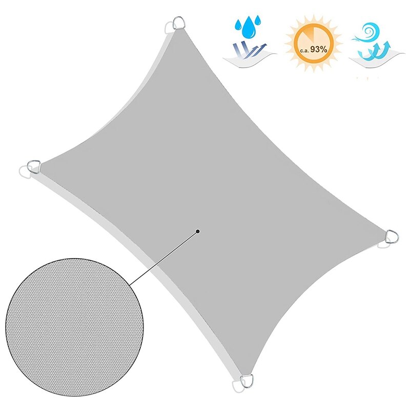 2 x 3 Meter Sun Sail, 93% UV-Protection Sun Shade ... – Grandado