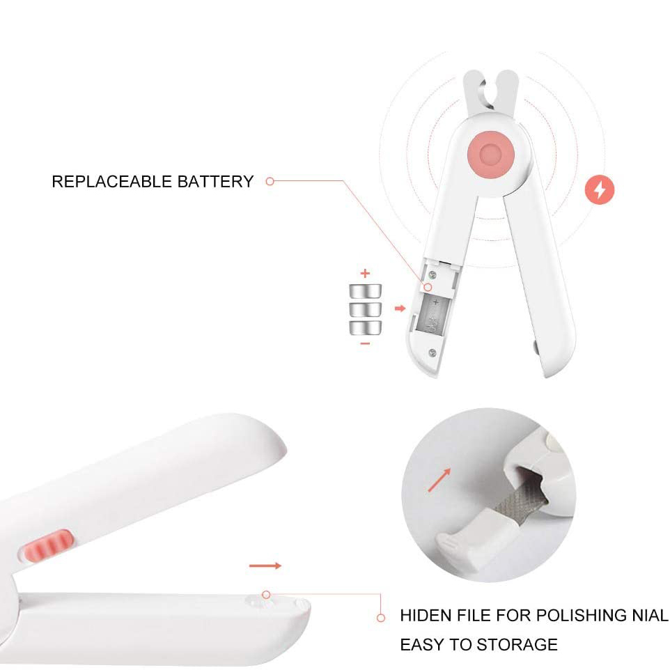 LED Light Dog and Cat Nail Clipper Pet Cat Cutter ... – Vicedeal