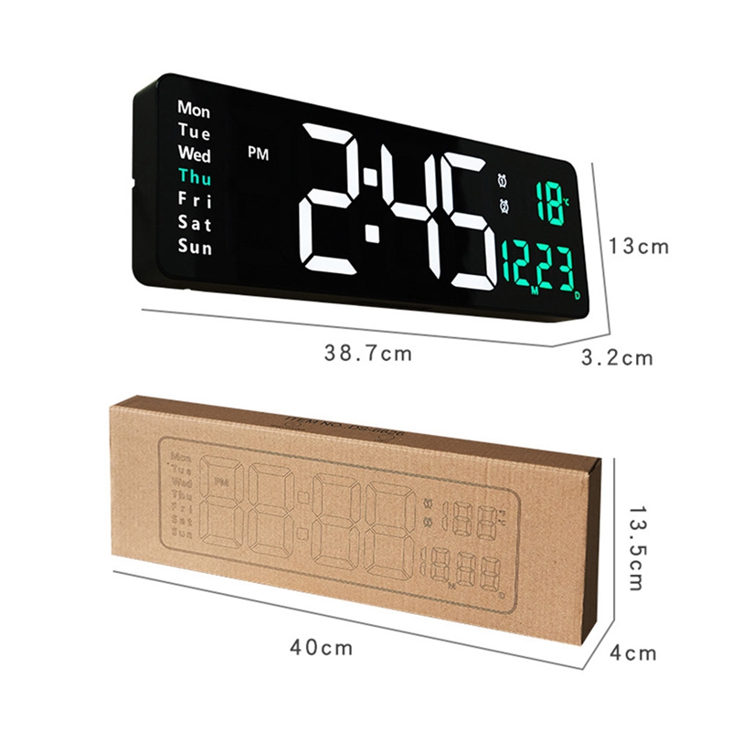 Clock Hanging Watch Table Clock Calendar Electroni... – Vicedeal