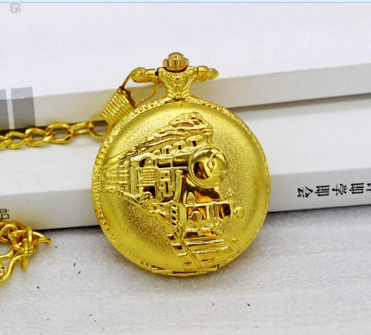 gold Antique Clock necklace chain Big Size Bronze ... – Grandado