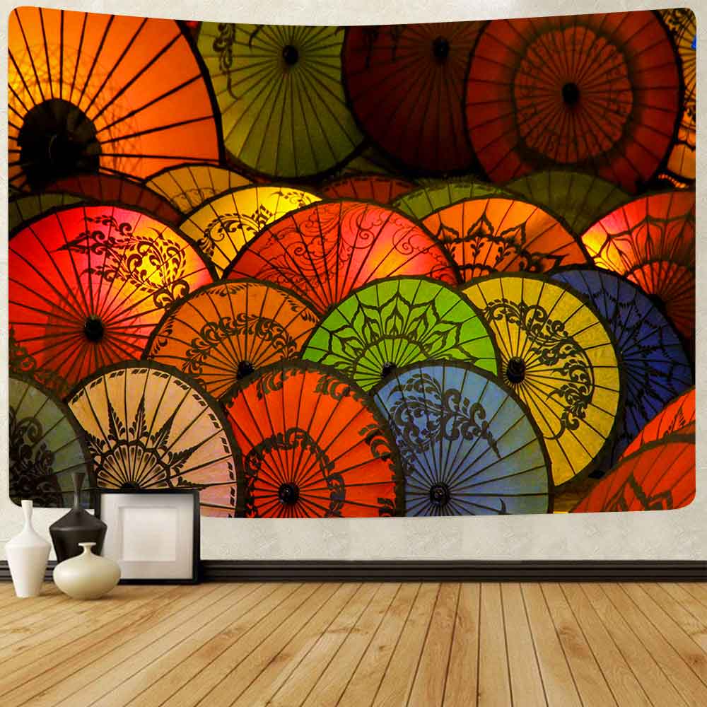 Simsant Groovy Tapestry Peace and Love Bohemia Hip... – Grandado