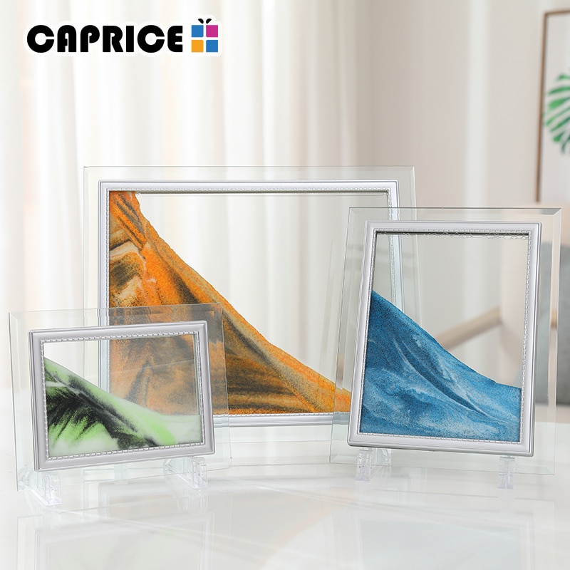 Liquid Sand Frame Landscape Picture Moving Glass F... – Grandado