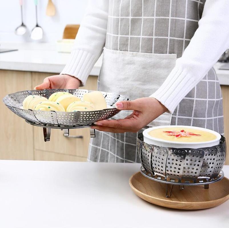 Stainless Steel Steamer Rack Folding Steamer Rack ... – Vicedeal