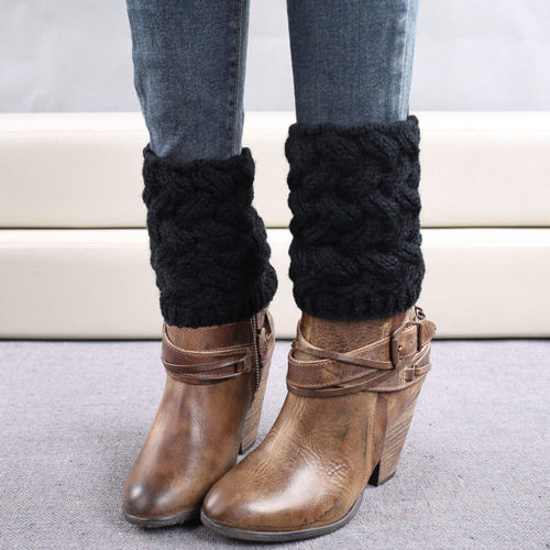 Frauen Wärmer Winter Bein Häkeln Stricken Boot Soc... – Vicedeal