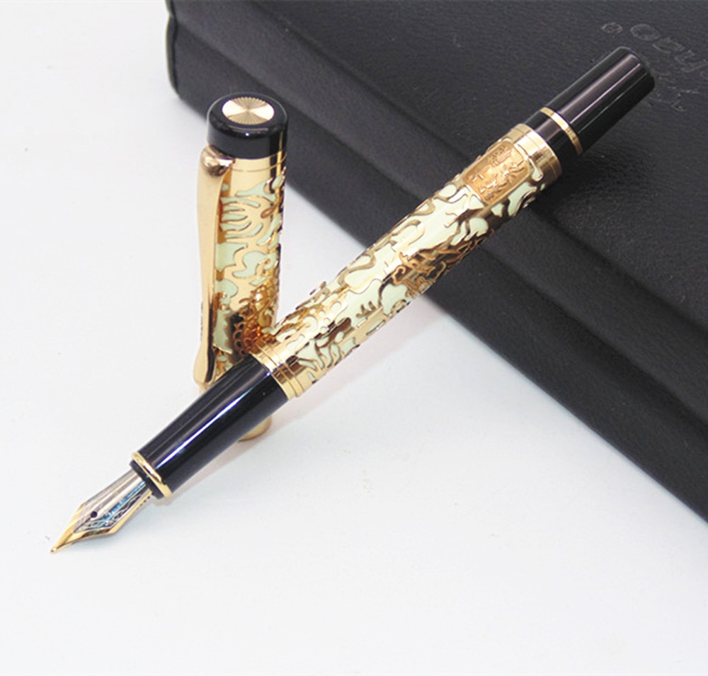 JINHAO 5000 White Century Dragon Relievo Dragon's ... – Grandado