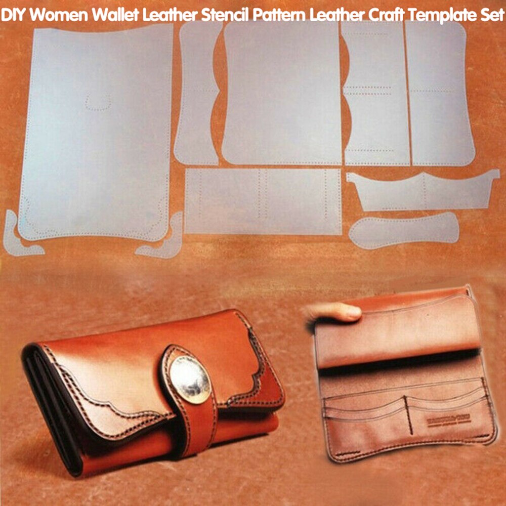 Cartera larga universal de cuero y PVC para mujer,... – Grandado