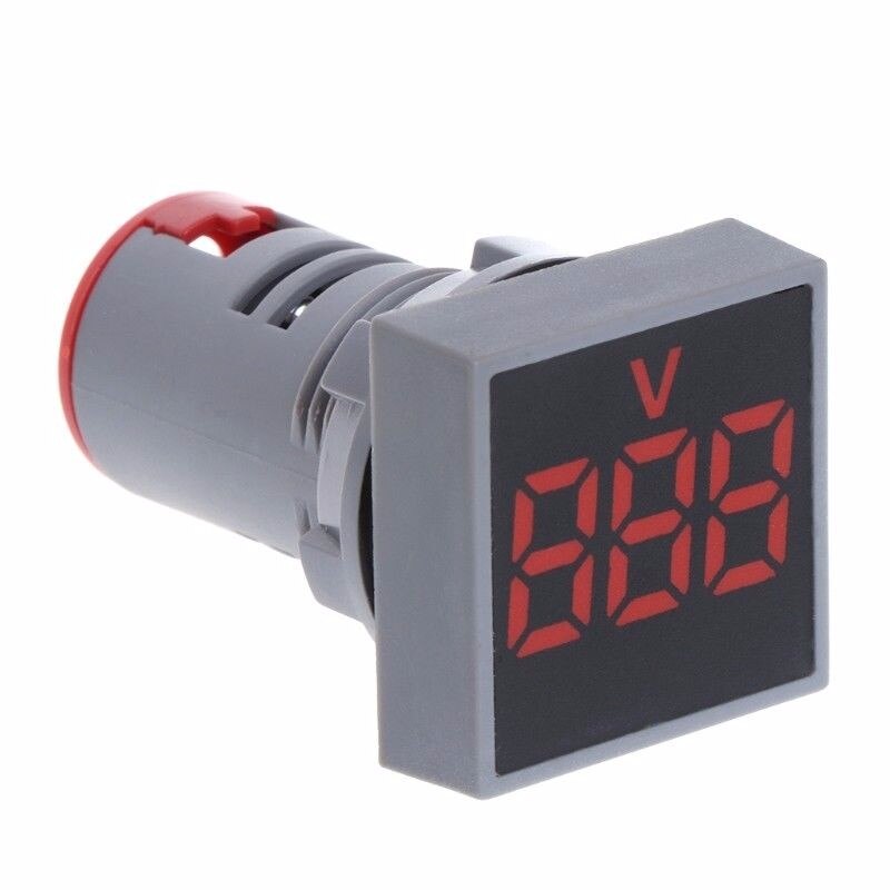 Car Voltmeter 22MM AC 12-500V Automobile LED Digit... – Grandado