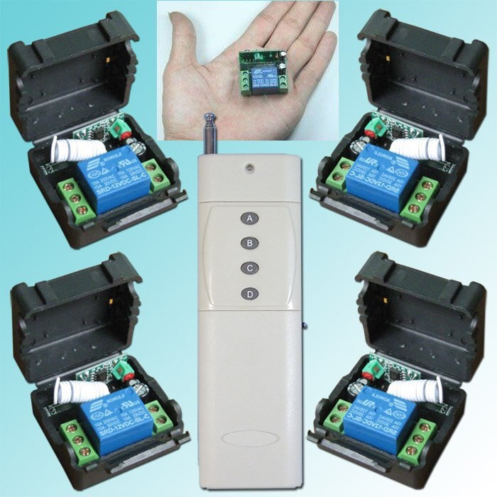 DC12V 1CH 1 channel 10A learning wireless remote c... – Grandado
