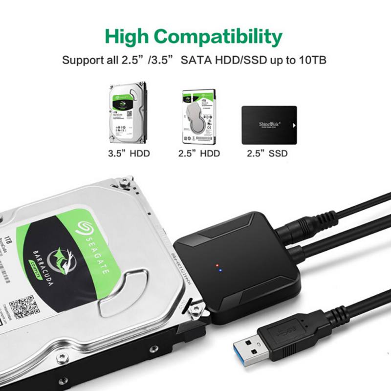 Sata Naar Usb Adapter Usb 3.0 Naar Sata 3 Kabel Co... – Vicedeal