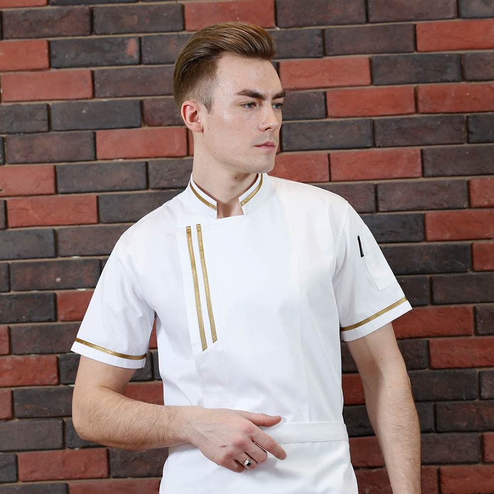 casual shirt coffee shop Baked goods Chef uniform ... – Vicedeal