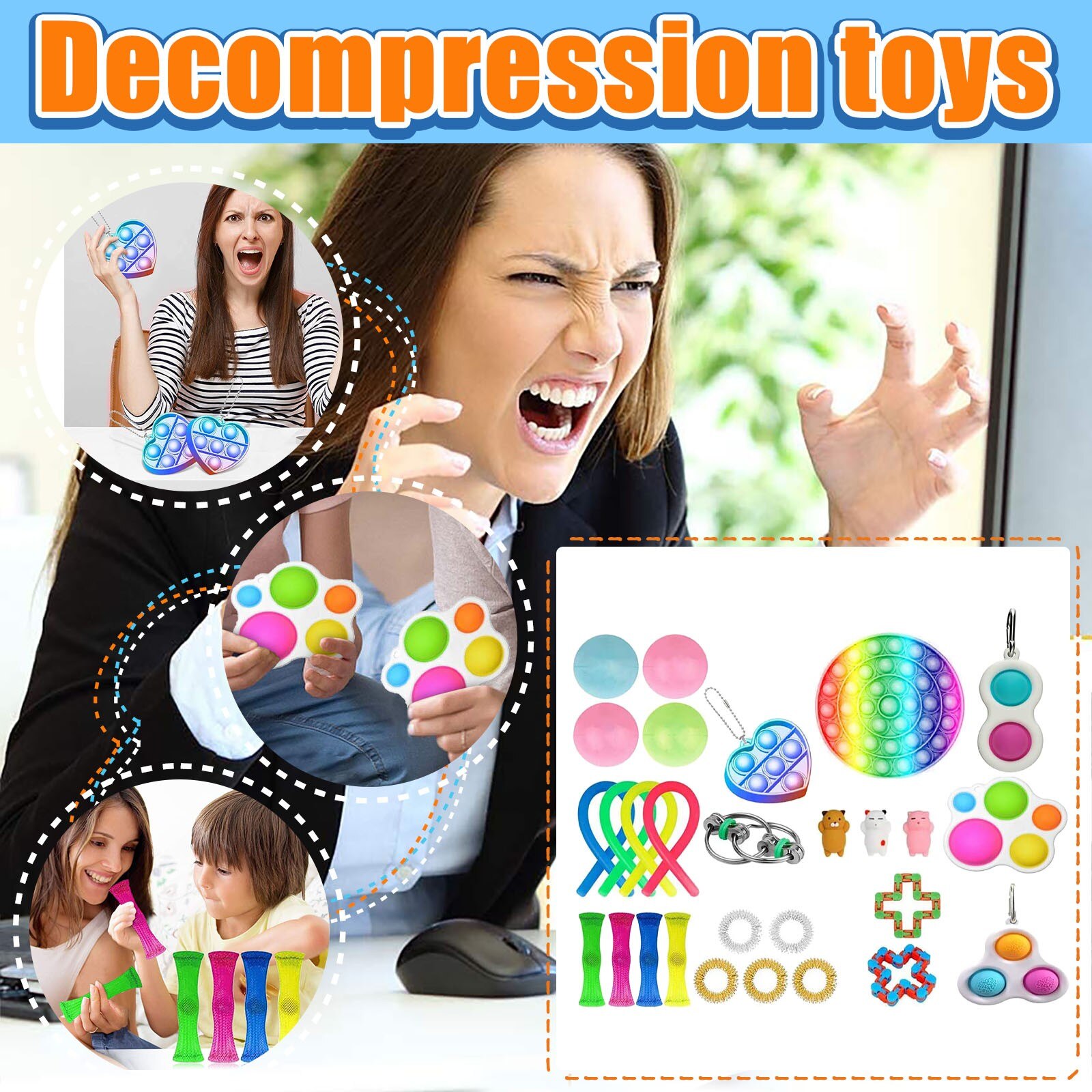 Cheap Sensory Fidget Toys Pack For Kids Children A... – Grandado