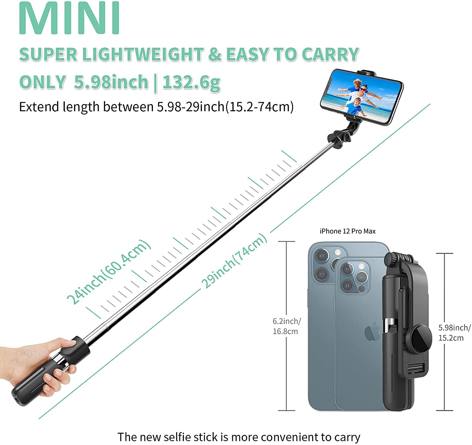 Mini perche à Selfie 4 en 1, trépied extensible Po... – Grandado