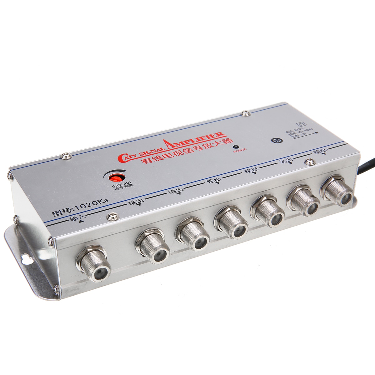 1 in 6 out CATV TV Video Signal Amplifier 3dB Digi... – Grandado