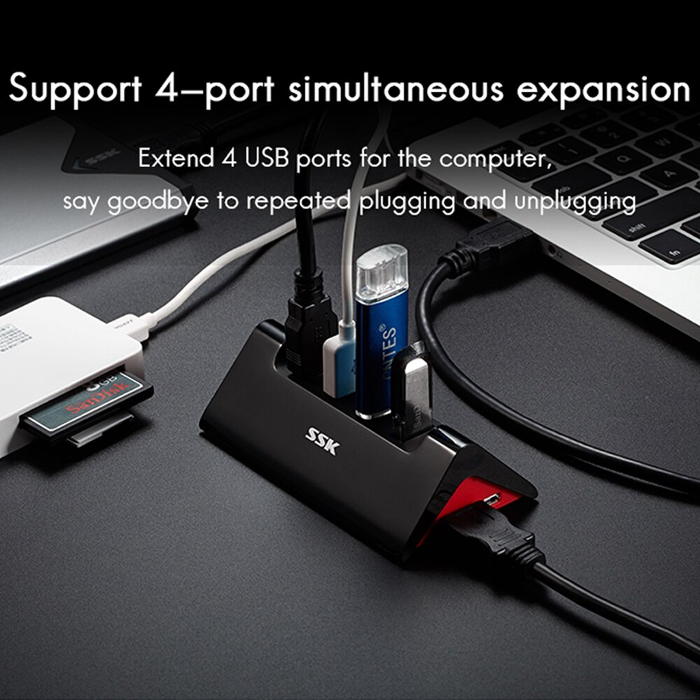 SSK-concentrador USB 3,0 Multi USB 3,0/2,0 de alta... – Grandado