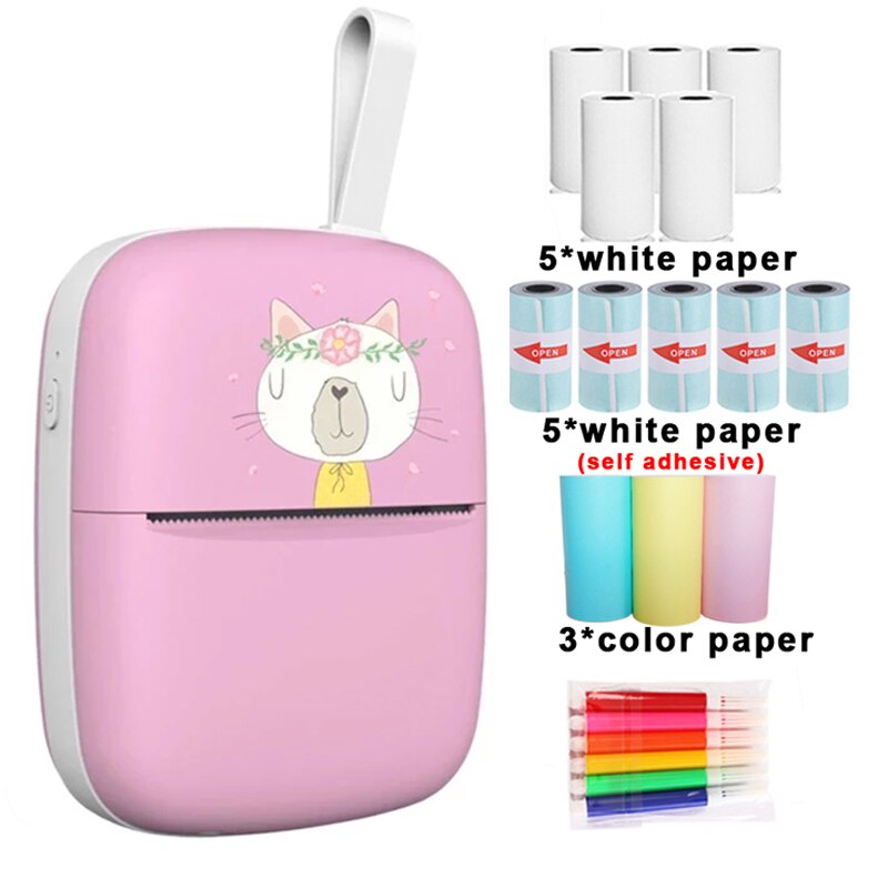 Portable Printer MINI Thermal Print Label Pocket P... – Grandado