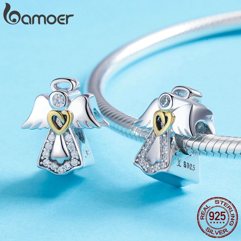 BAMOER Trendy 925 Sterling Silver Guardian Angel C... – Grandado