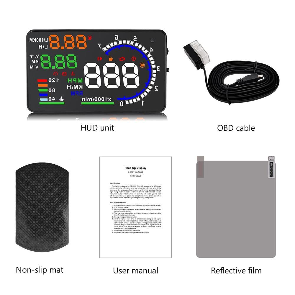 Car Head Up Display Obd2 Auto Universal Hd Project... – Vicedeal