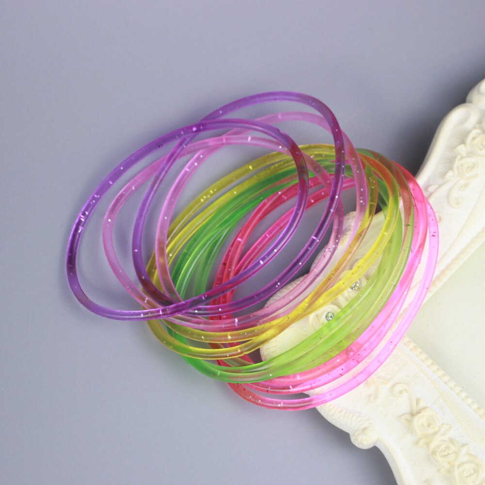 children's bracelet colorful plastic material lumi... – Vicedeal