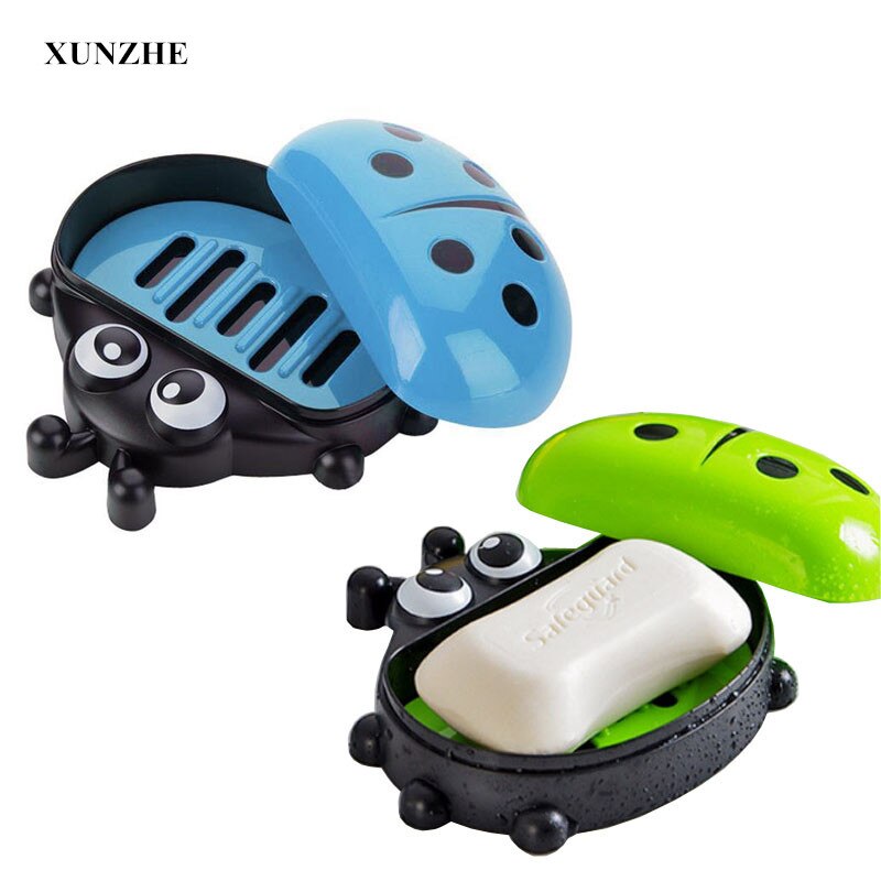 XUNZHE Lieveheersbeestje met Cover Zeepbakje Box C... – Vicedeal