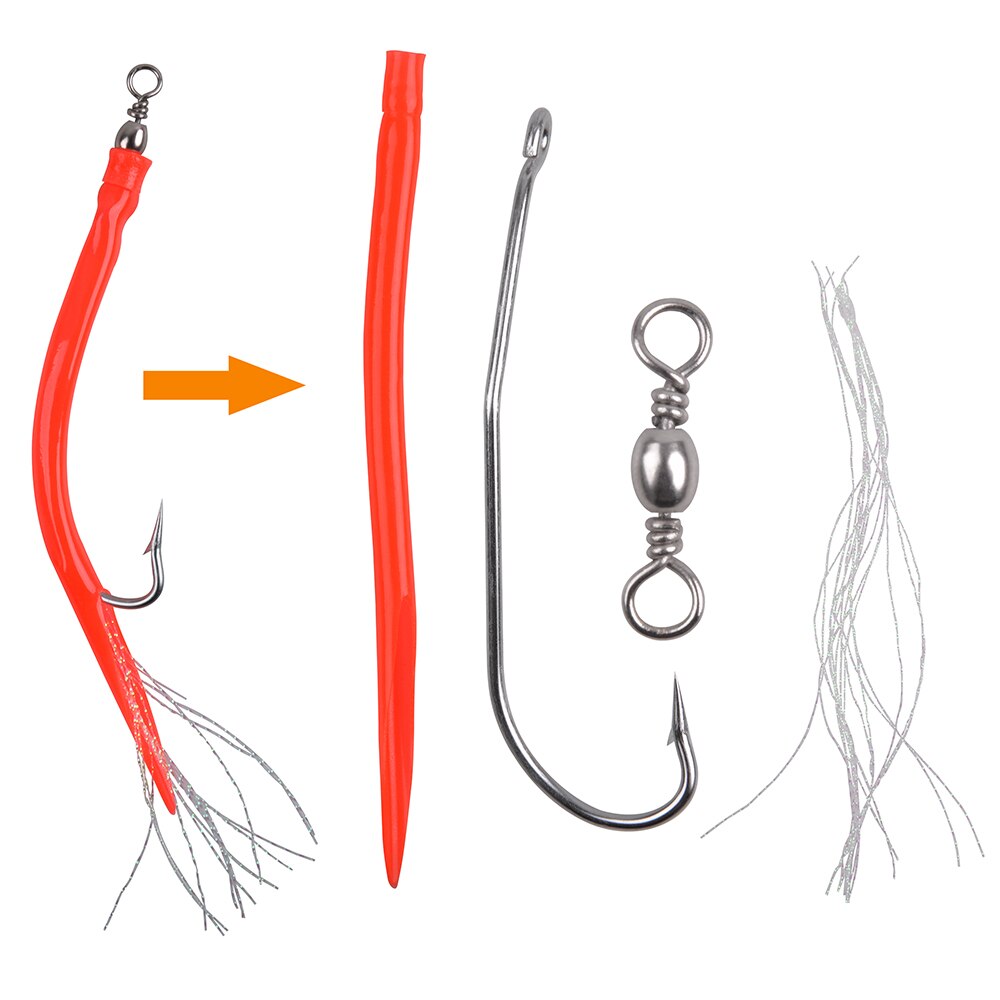 10/20/30/40pcs Fishing Hooks Set Barbed Octopus Ho... – Vicedeal