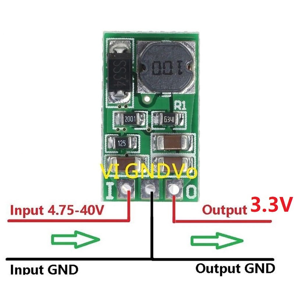 DD4012SA 1A DC 5-40V To 3-12V Regulator DC-DC Buck... – Vicedeal