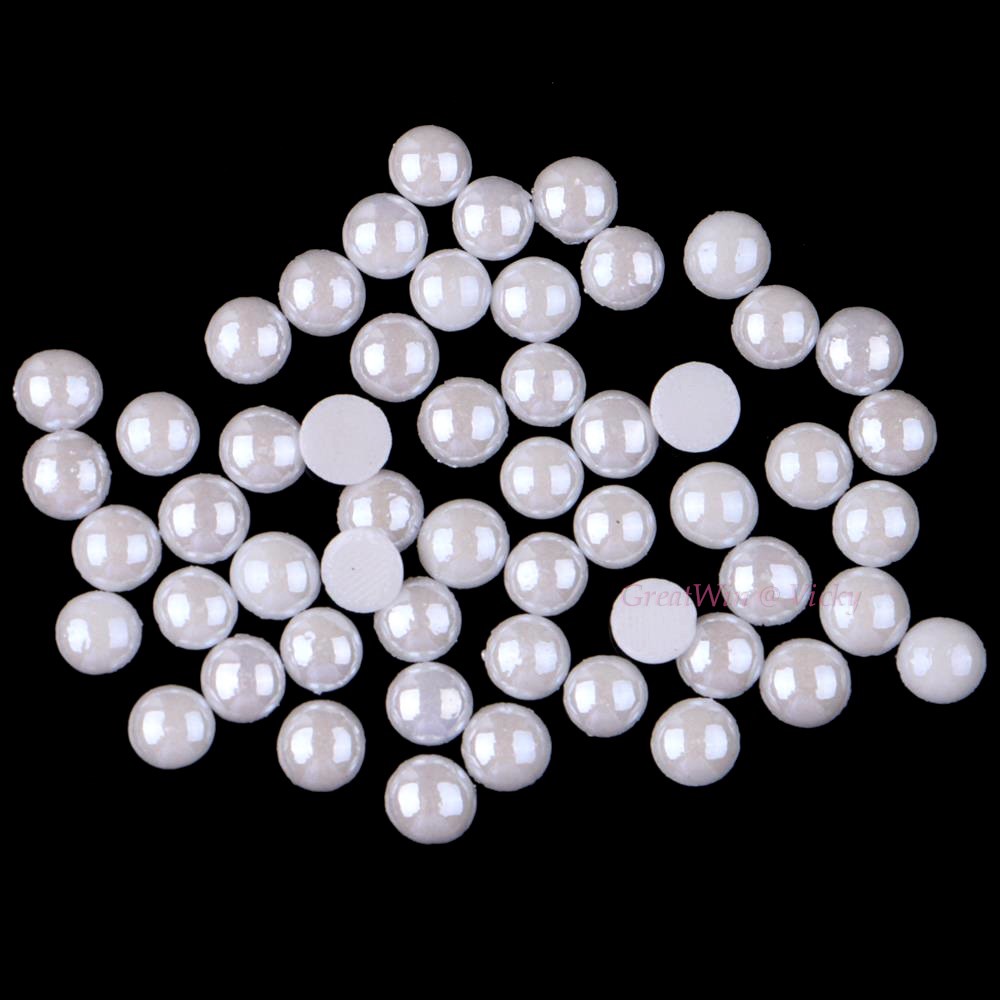 Ceramic Hotfix Rhinestone 2mm to 10mm White Color ... – Grandado