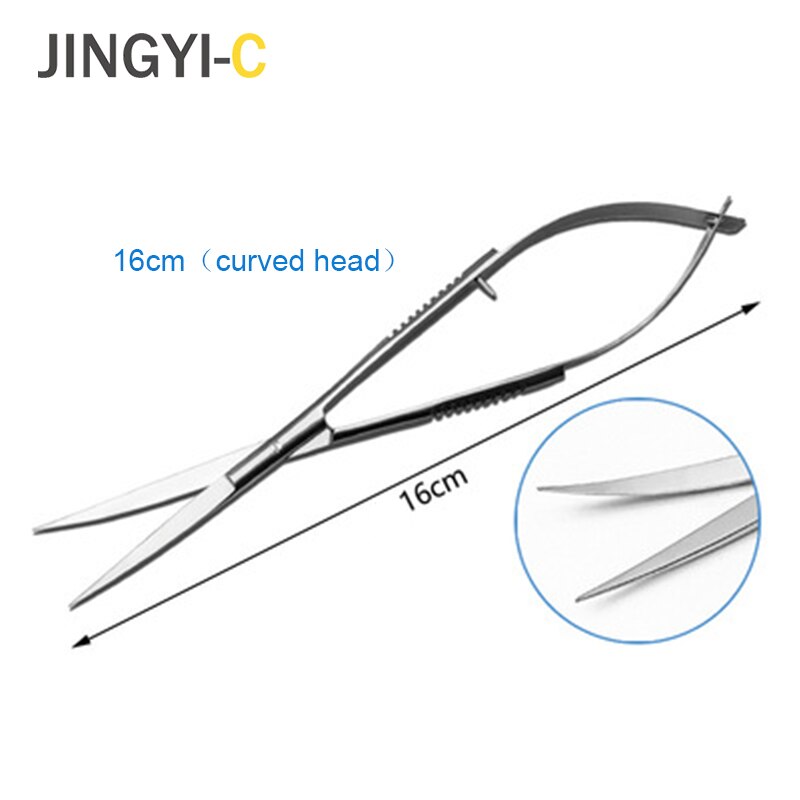 Stainless Steel Scissors Straight Curved Cuticle S... – Grandado