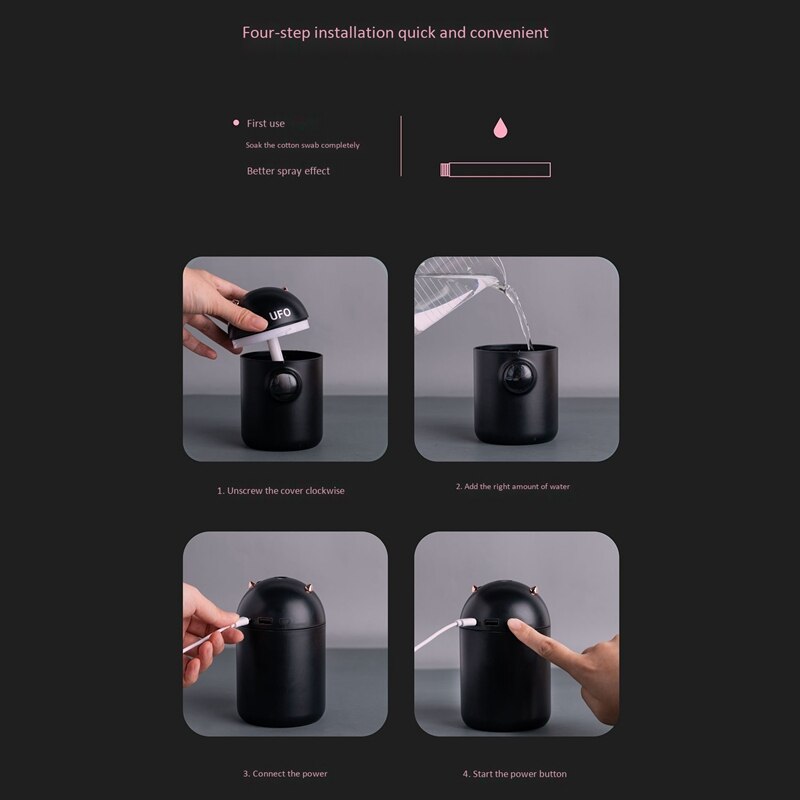 Little Devil Humidifier with Lettering USB Home Sm... – Vicedeal