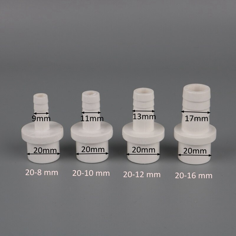 5pcs 20mm tot 8/10/12/16mm PVC rechte connector ha... – Grandado