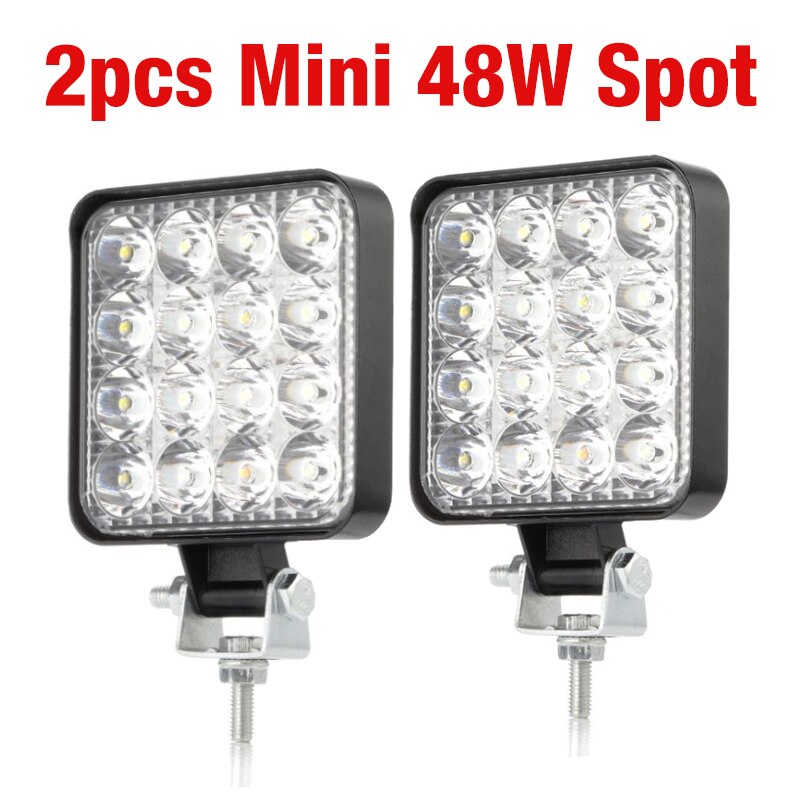 Light bar 48w led bar 16 barra led billjus för 4 x... – Grandado