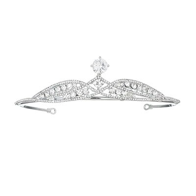 Luxury White Diamond Bridal Crowns Handmade Tiara ... – Grandado