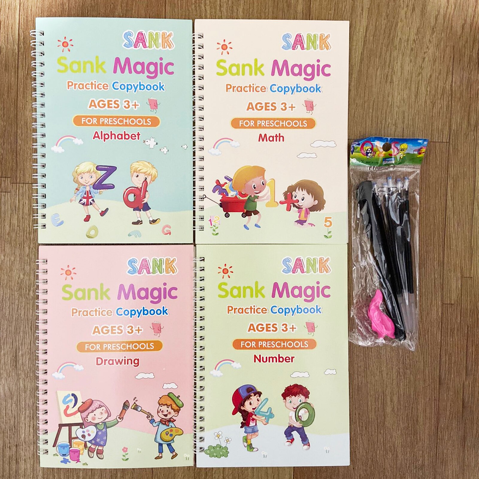 Arabic Numerals Alphabet/Drawing/Math Copybook Chi... – Vicedeal