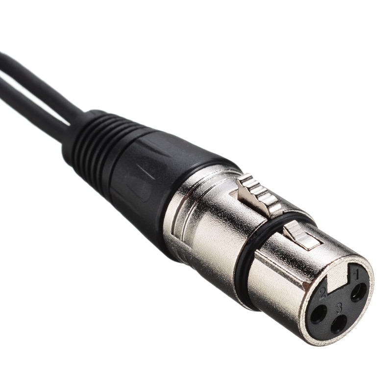 3Pin XLR Female Jack to Dual 2 Male Plug Y Splitte... – Grandado