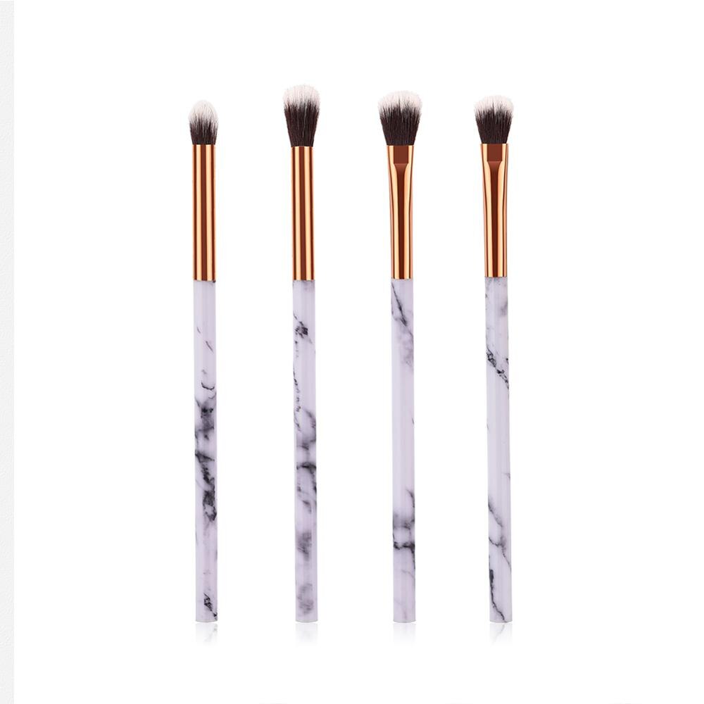 4/10 Pcs Marble Texture Makeup Brush Set Make Up B... – Grandado