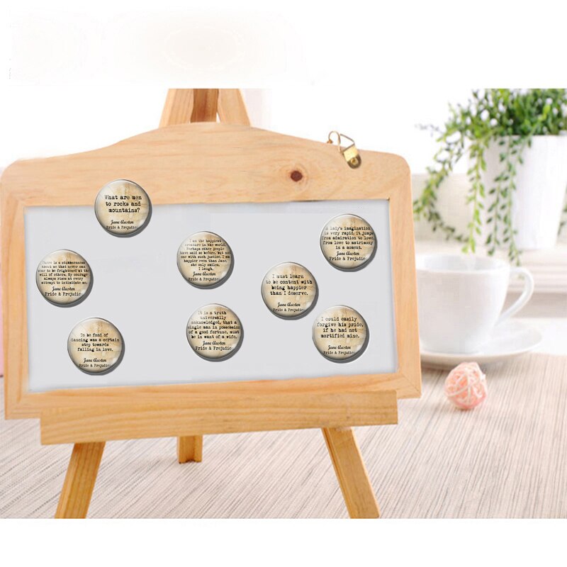 12pcs Pride and Prejudice 30MM 25MM Fridge Magnet ... – Grandado
