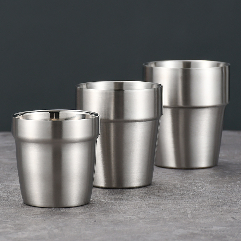 Stainless Steel Beer 304 Cup Honeycomb Double-laye... – Grandado
