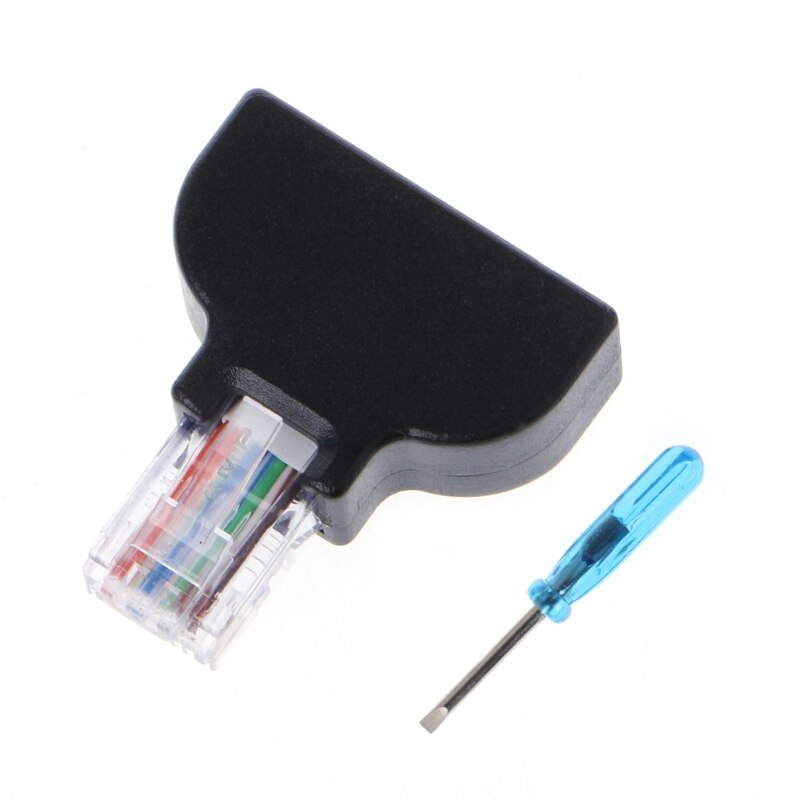 RJ45 Ethernet Male To 8 Pin AV Terminal Screw Adap... – Vicedeal