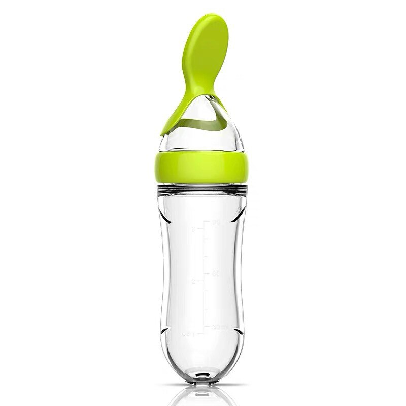 Forvirret ske flydende silikone klem fødeske baby ... – Grandado