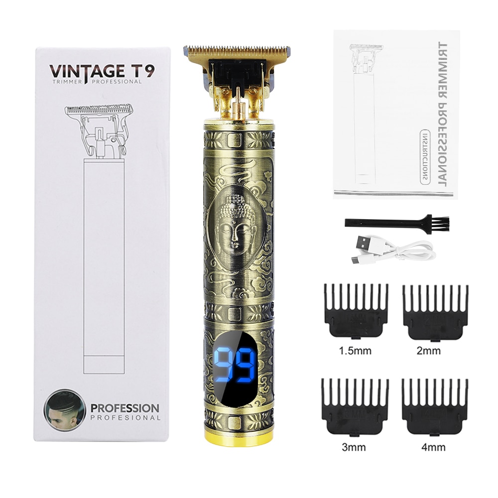 Electric T9 Baldheaded Hair Clipper Cordless Barbe... – Grandado