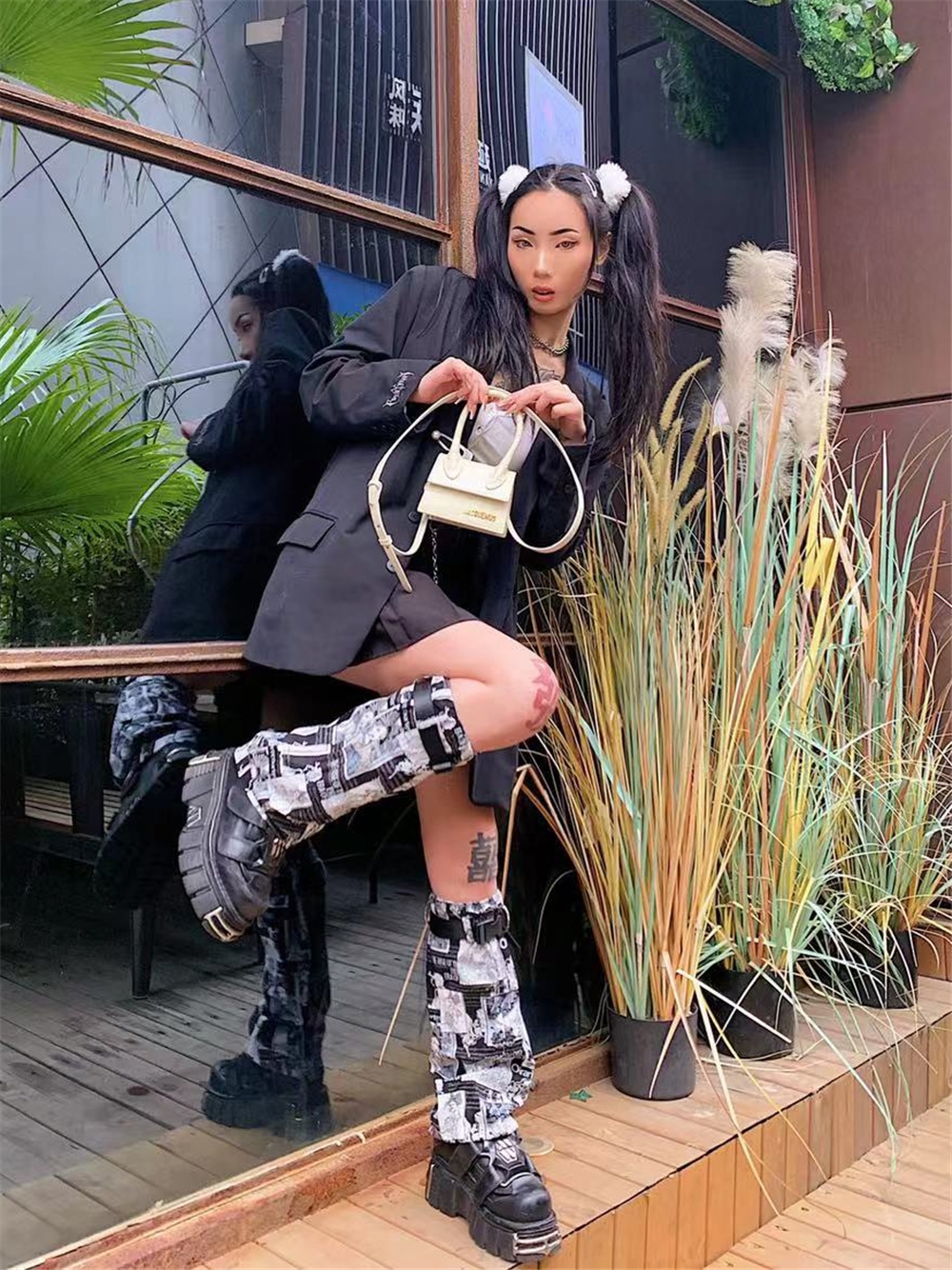 Punk Japanese Tokyo Geisha Pattern Magazine Detach... – Vicedeal