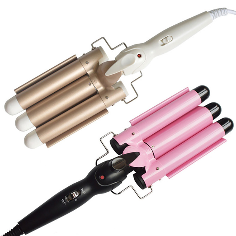 Hair Curling Iron Ceramic Triple Barrel Hair Curle... – Grandado