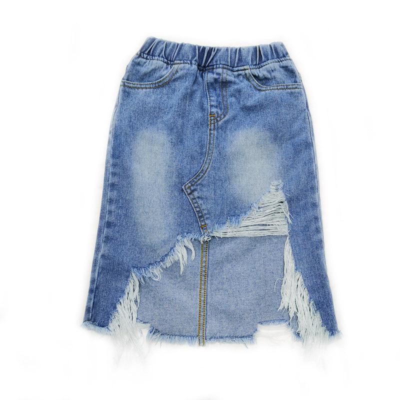 Zomer Baby Meisjes Denim Rok Kleding Ripped Jeans ... – Grandado
