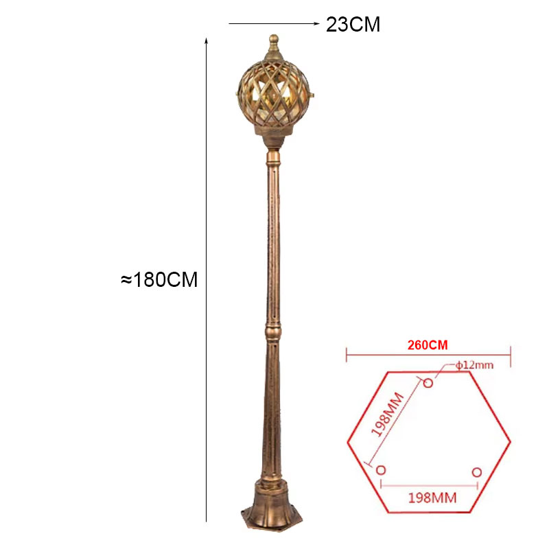 Villa Garden Lamp Single-Head Landscape Lamp Led O... – Grandado